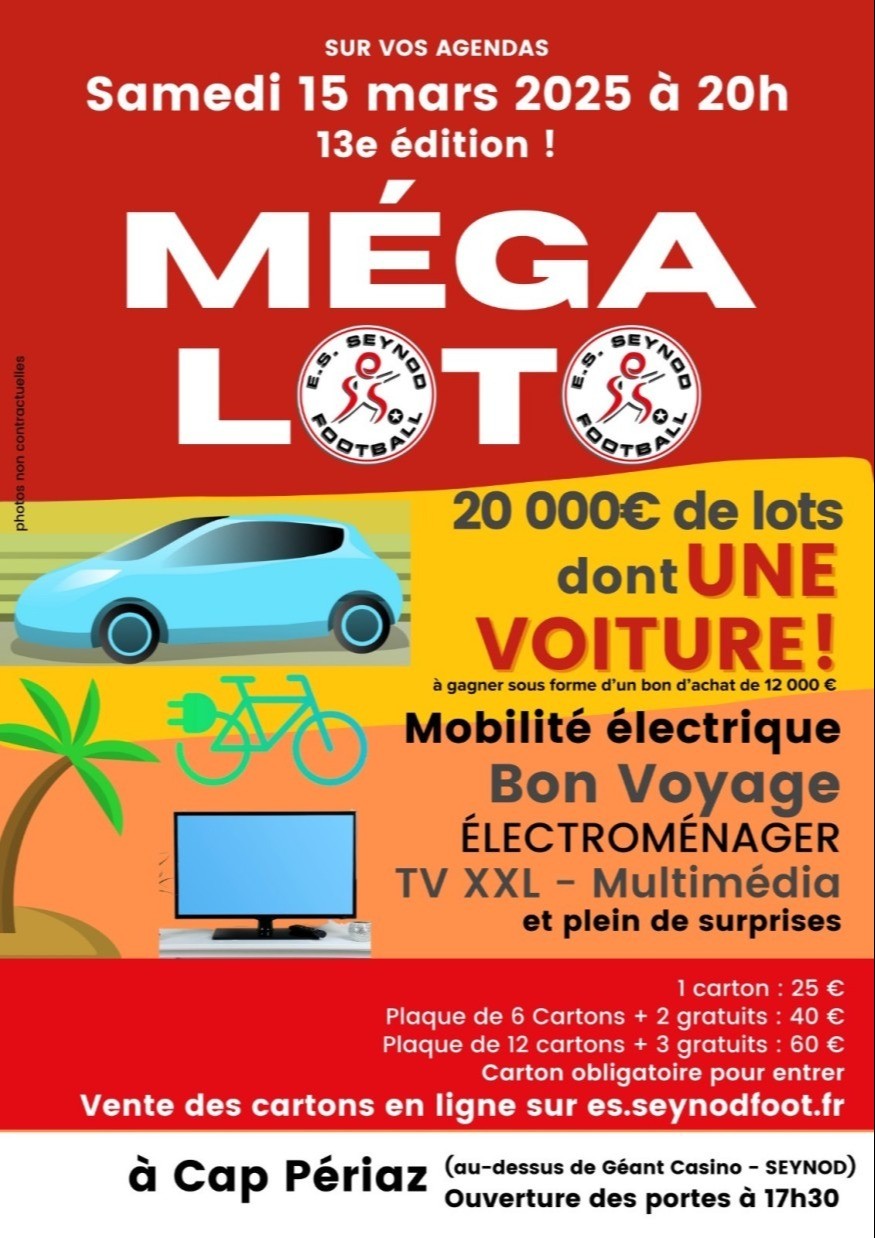 Gagnez vos cartons pour le Mega Loto 2025 - SunAlpes Radio